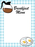 Customize 18+ Breakfast Borders Menu Borders - MustHaveMenus