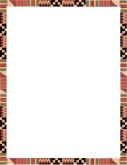 Customize 2+ Kente Cloth Menu Borders - MustHaveMenus