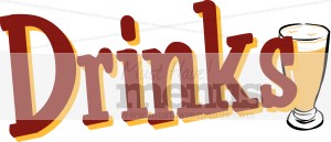 Drinks Word Art | Food Word Art