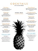 Cocktail Menu Templates and Designs - MustHaveMenus