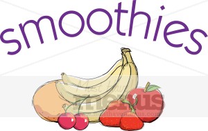 Classic Smoothies | Food Word Art