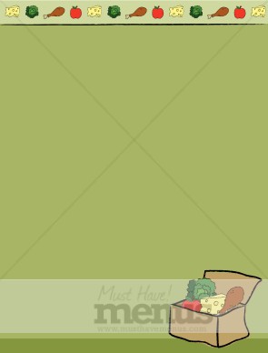 Lunch Menu Background