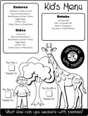 Kids' Menu, Kid Menu Designs, Kid Menu Templates - MustHaveMenus