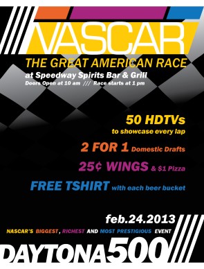 Daytona Nascar Flyer | Sports Flyer