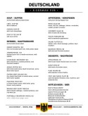 German Menus, German Food Menus, German Restaurant Menu Templates ...