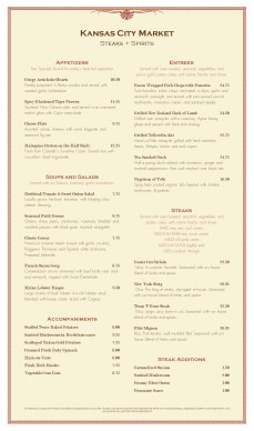 Customize Country Style Menu