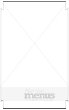 Deco Menu Border | Menu Borders