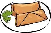 Spring Roll Clip Art