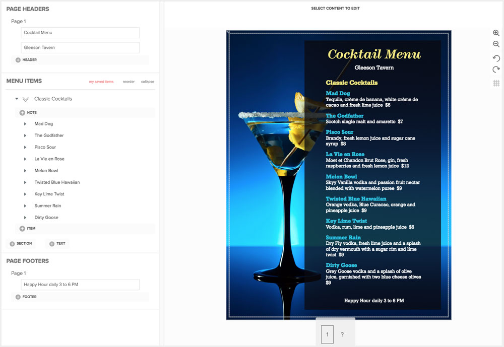 Create Cocktail Menus Easy Customization Musthavemenus