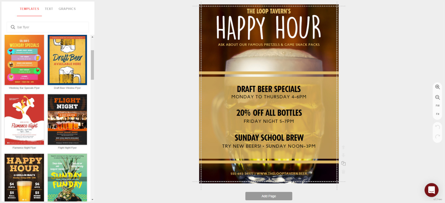 Create Bar Flyers, Drink Specials & Promos - MustHaveMenus