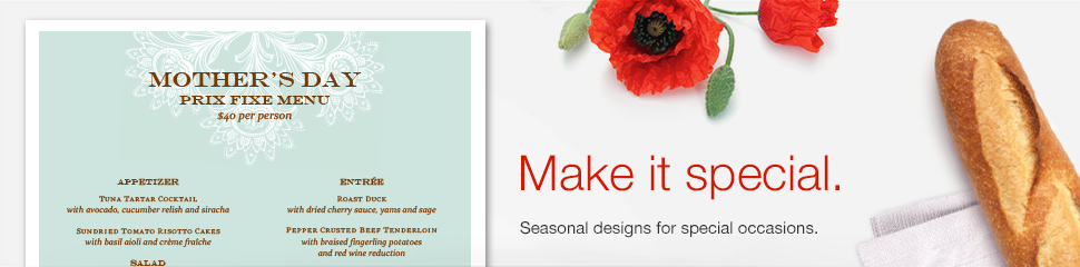 Holiday Menu Templates and Designs - MustHaveMenus