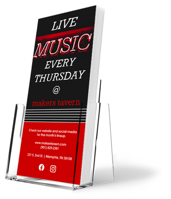 Rack Card Printing, Professional Rack Cards - MustHaveMenus