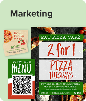 Blue Cinco De Mayo Half Page Menu Template by MustHaveMenus