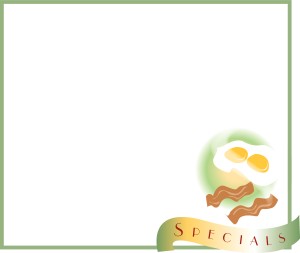 Bacon and Eggs Border