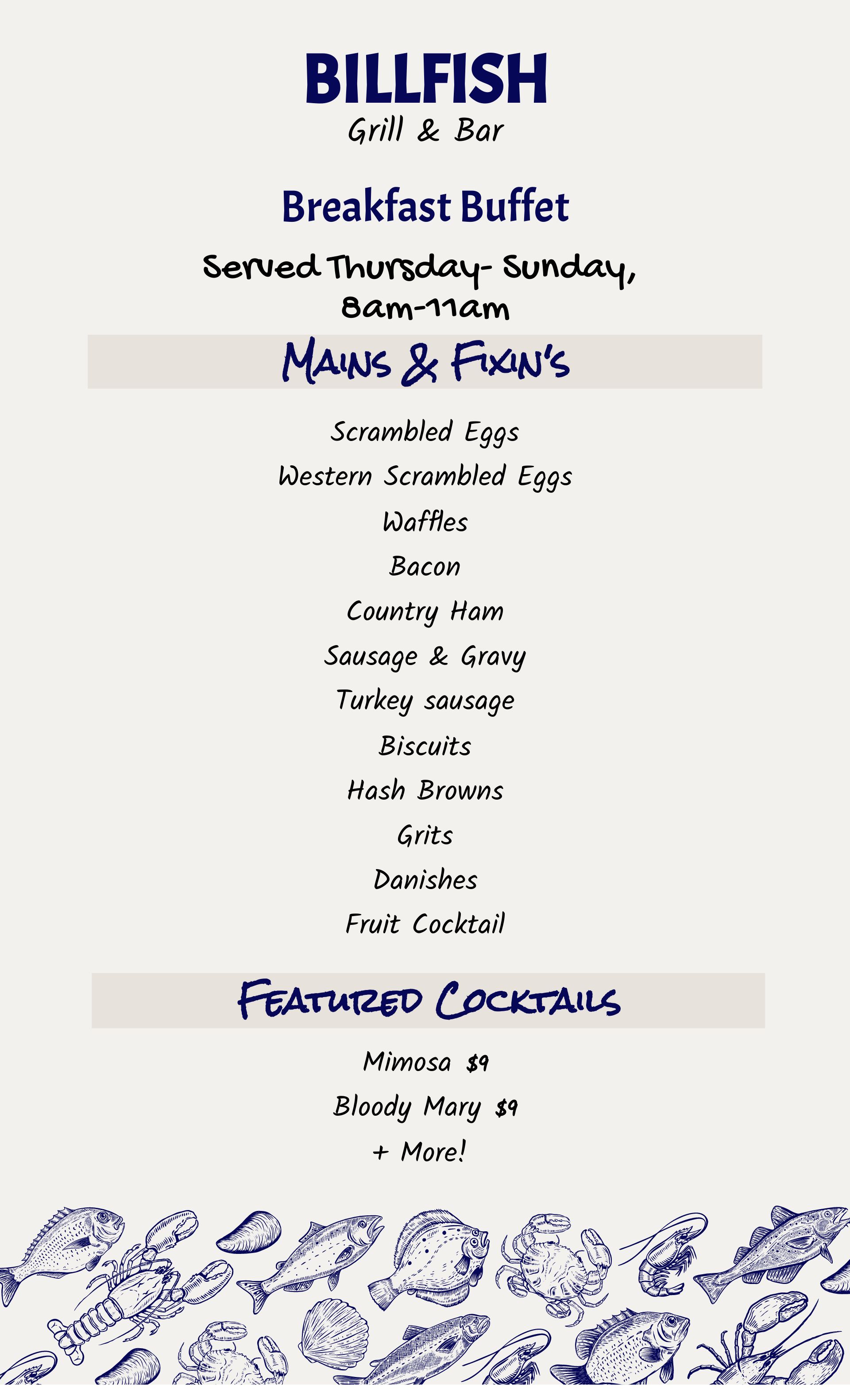 Breakfast Buffet Menu *Final*